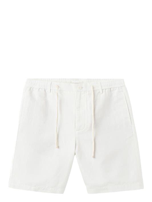 MANGO Mango Cotton & Linen Bermuda Shorts